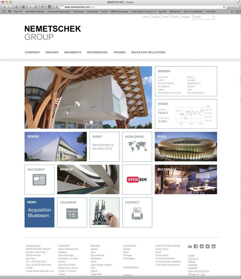 NEMETSCHEK GROUP launches new corporate design and website