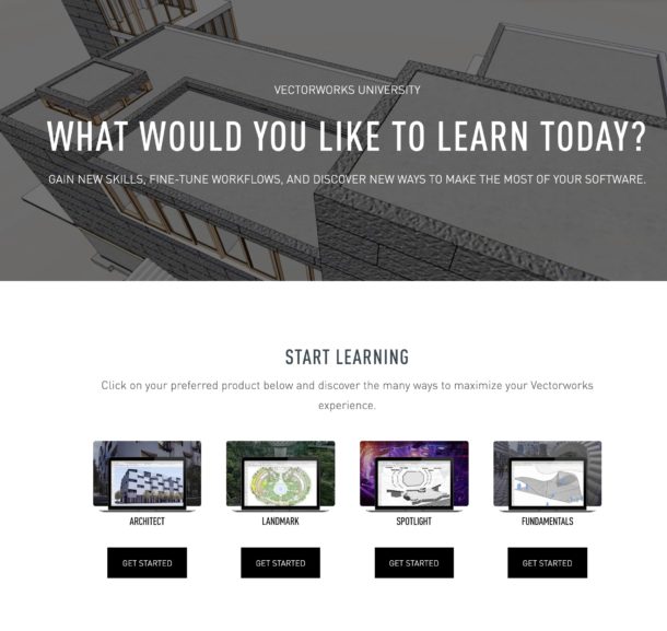 Vectorworks Announces New 'Vectorworks University' Training Platform