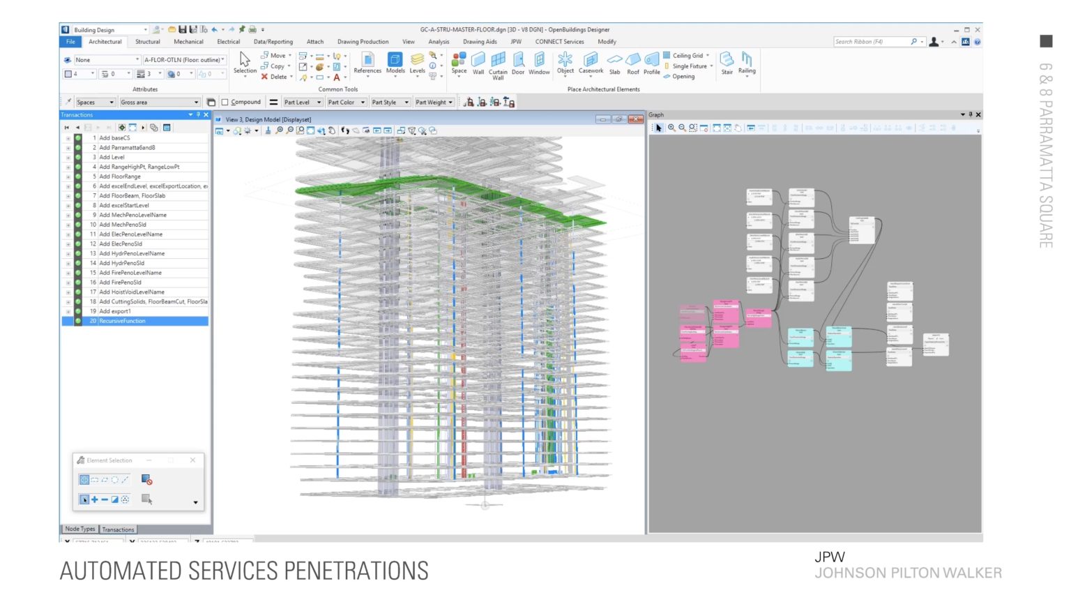 INSIDER: How JPW is using Bentley's OpenBuildings Designer GenerativeComponents to Push the Edge ...