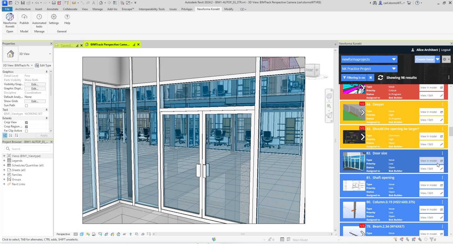 Newforma Konekt—Cloud Solution Merges PIM and BIM Worlds - Architosh